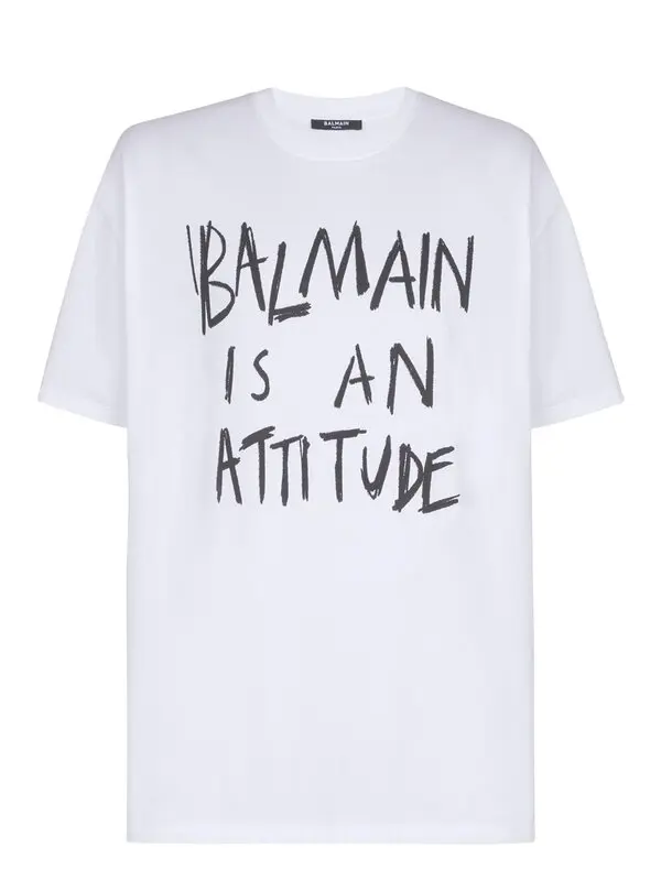Balmain Cotton Logo T-shirt - White
