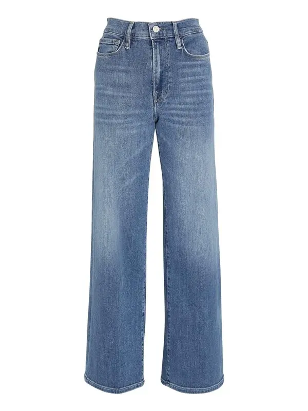 FRAME Le Slim Palazzo Wide-leg Jeans - Blue