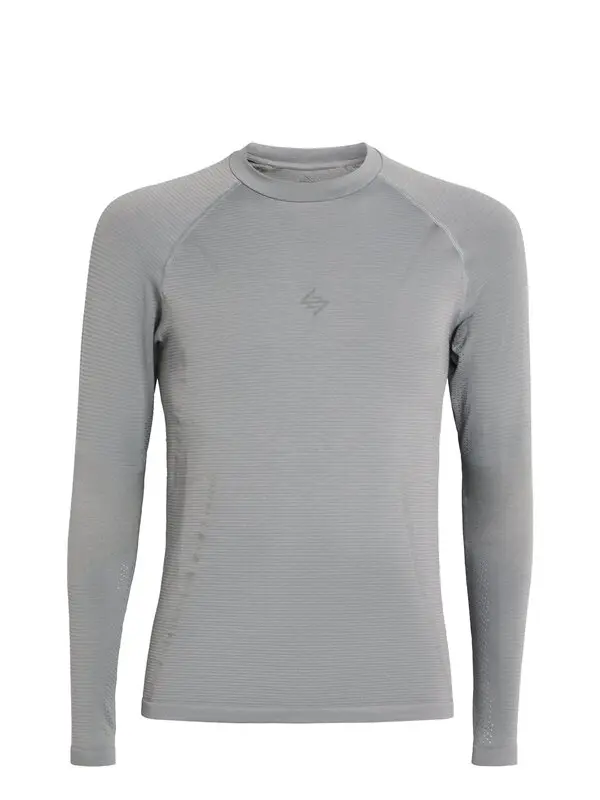 REPRESENT 247 Long-sleeve Seamless Uprising T-shirt - Grey