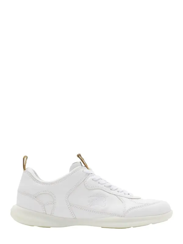 Burberry Leather Matrix Sneakers - White