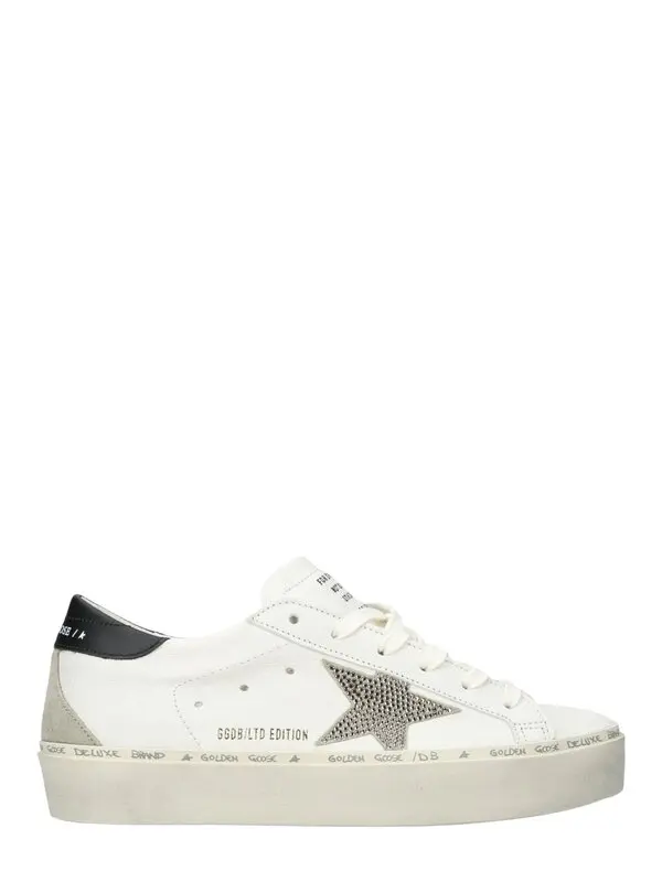 GOLDEN GOOSE Hi Star Leather Sneakers - White