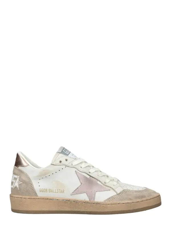 GOLDEN GOOSE Ball Star Leather Sneakers - White