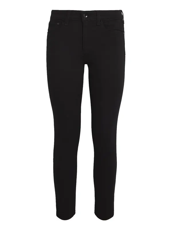 Rag & Bone Cate Mid-rise Skinny Jeans - Black