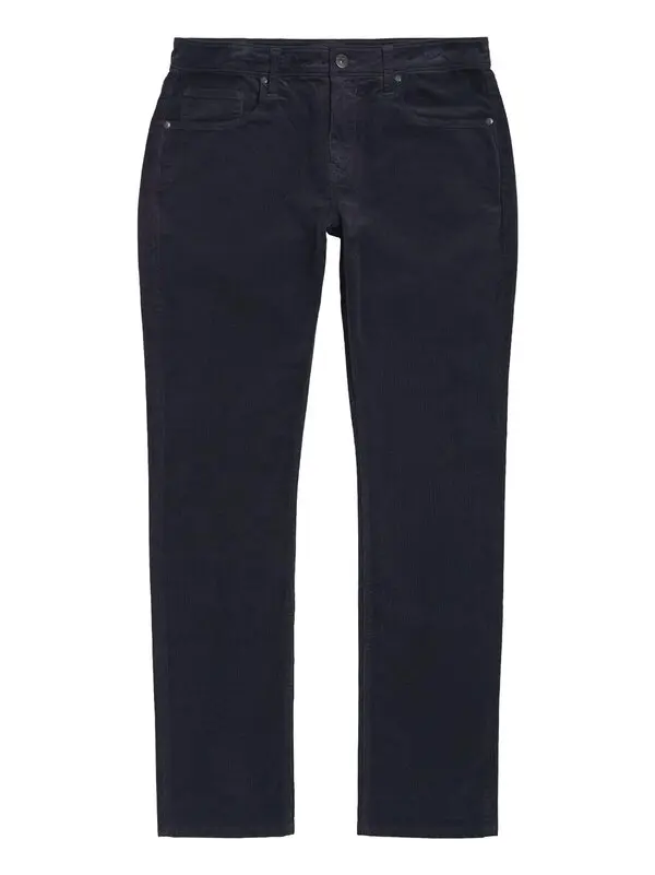 Paige Corduroy Federal Slim-straight Jeans - Grey