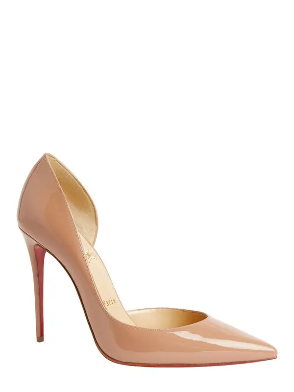 CHRISTIAN LOUBOUTIN Iriza Patent Pumps 100 - Nude