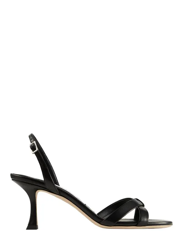 JIMMY CHOO Elsy 70 Heeled Sandals - Black