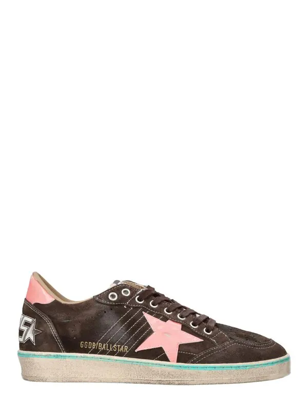 Golden Goose Ball Star Suede Sneakers - Brown