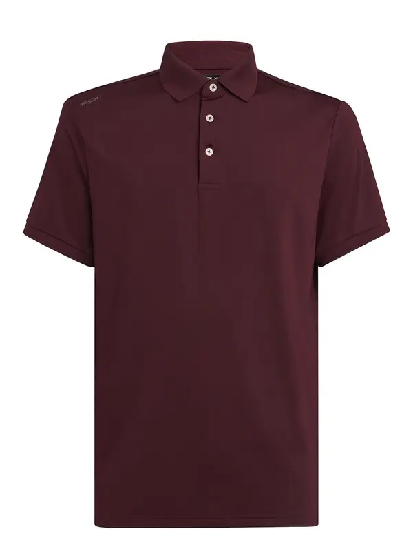 Rlx Ralph Lauren Airflow Polo Shirt - Red