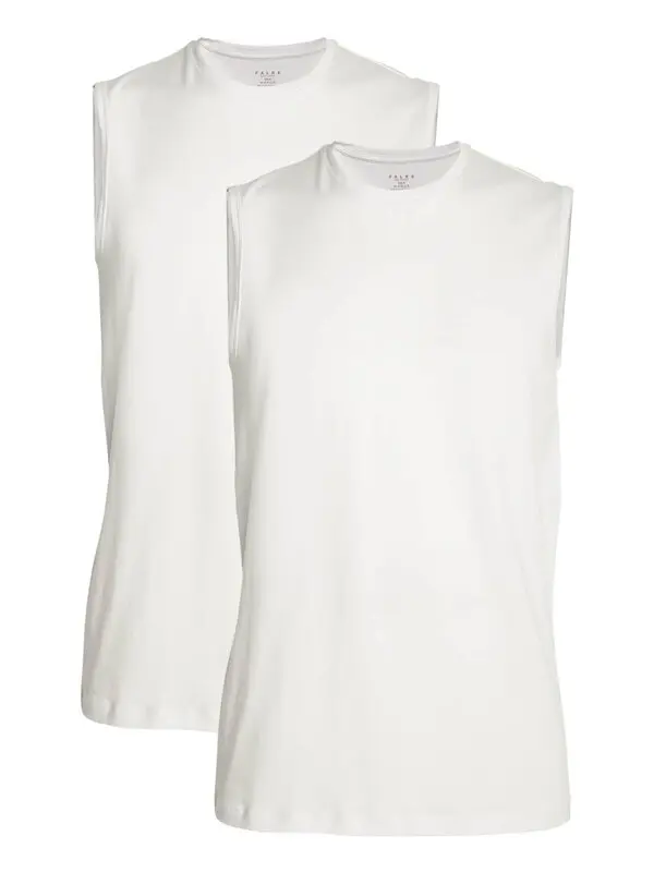 Falke Cotton-blend Daily Comfort Muscle Shirt - White