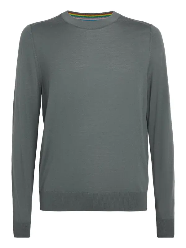 Paul Smith Merino Crew-neck Sweater - Green