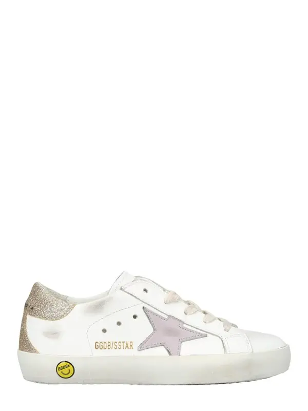 Golden Goose Super-star Leather Sneakers - White