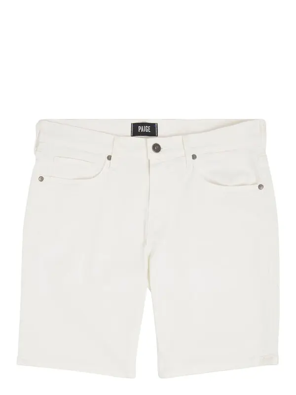 Paige Federal Denim Shorts - White