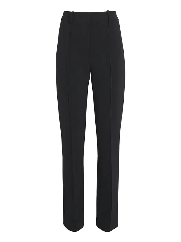 Claudie Pierlot High-rise Cigarette Trousers - Black