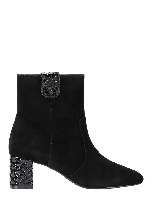 Kurt Geiger Chelsea Trim Ankle Boots - Black
