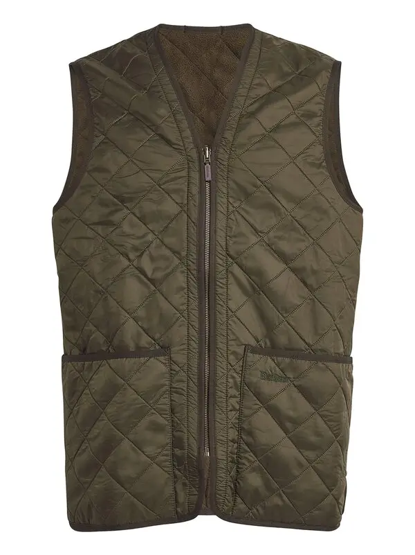Barbour Quilted Zip-in Liner Gilet - Green