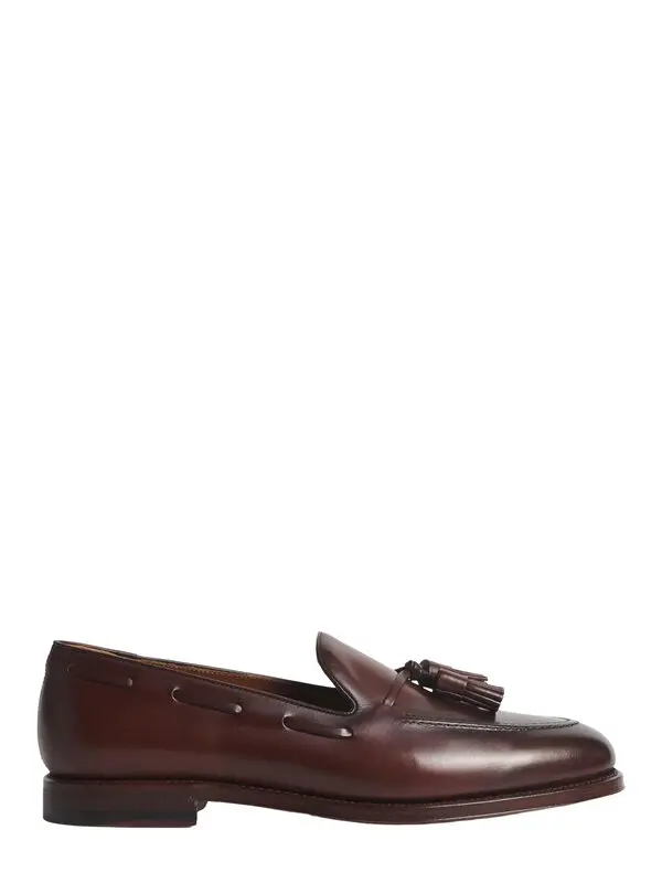 Polo Ralph Lauren Leather Tasselled Maestra Loafers - Brown