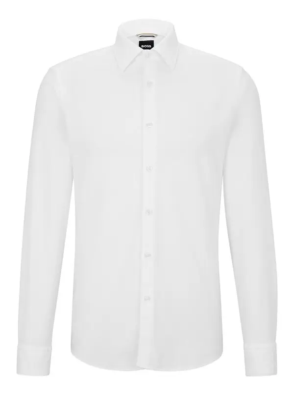 BOSS Cotton Shirt - White
