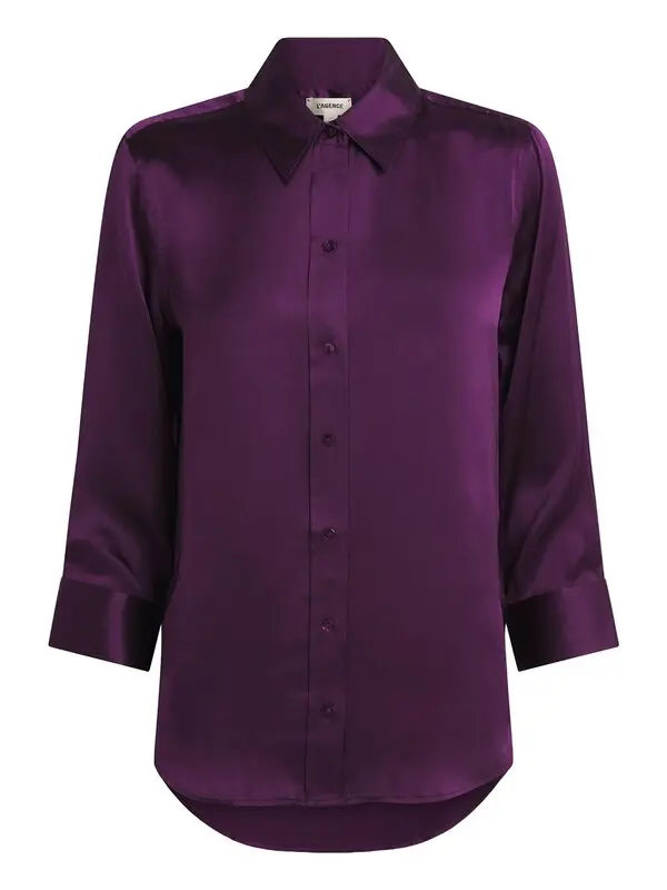 L'Agence Dani Shirt - Purple