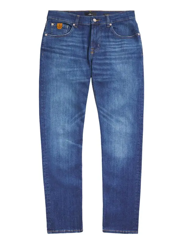 7 For All Mankind Slimmy Tapered Luxe Performance Jeans - Blue