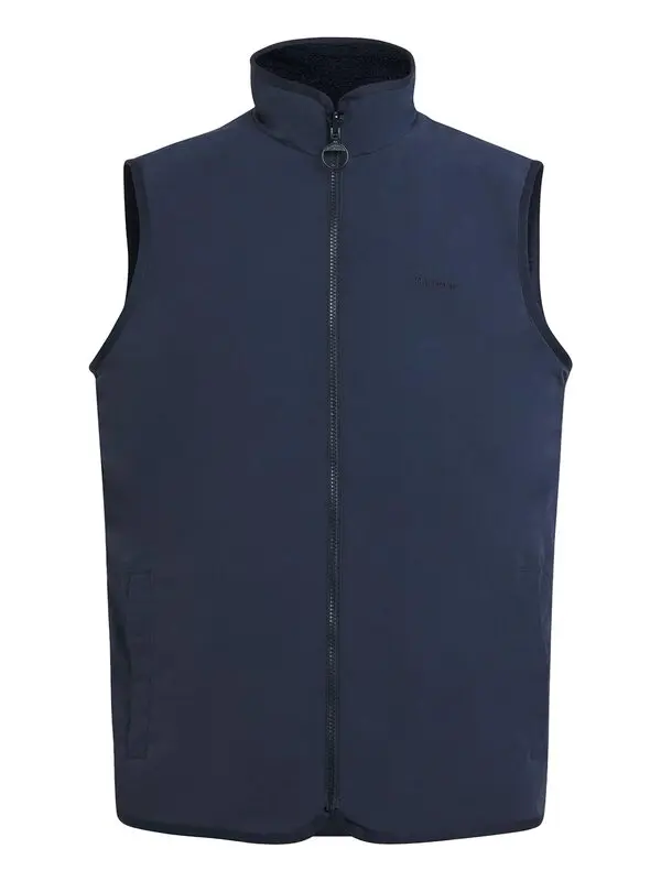 Barbour Reversible Fleece Gilet - Navy