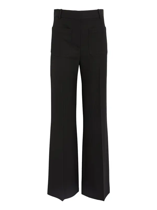 Victoria Beckham Alina Tailored Trousers - Black