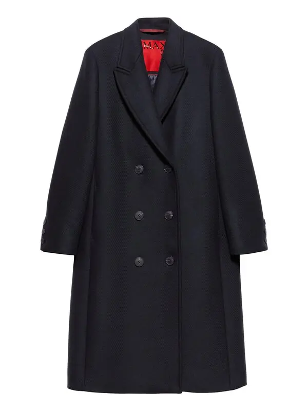 Max & Co. Wool-blend Overcoat - Blue