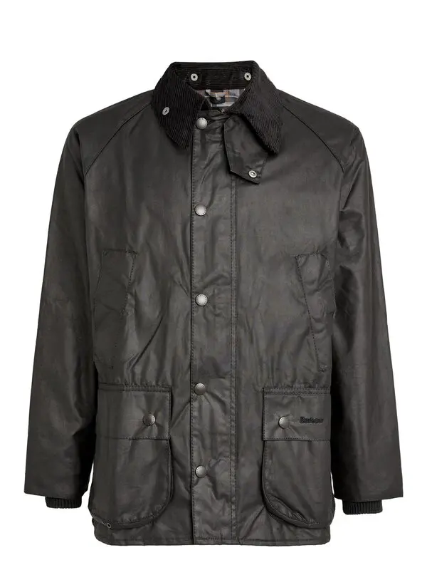 Barbour Waxed Bedale Jacket - Black
