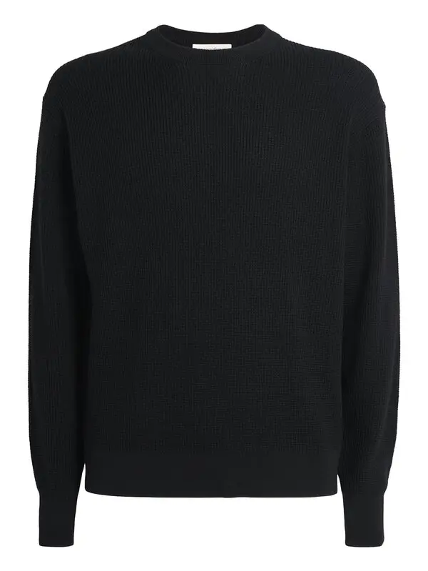 Studio Nicholson X Aaron Levine Merino-cashmere Portland Sweater - Black