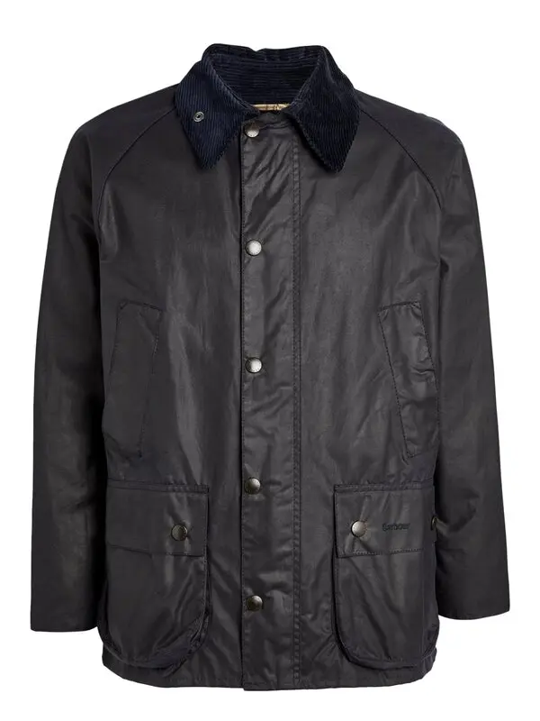 Barbour Waxed Jacket - Navy