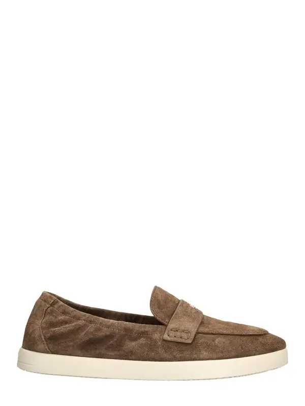 Tory Burch Suede Ballet Loafer - Beige