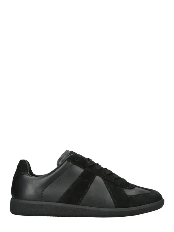 MAISON MARGIELA Leather Replica Sneakers - Black
