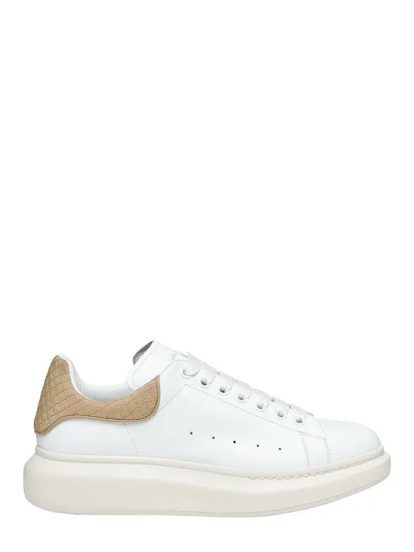 Alexander McQueen Leather Oversized Sneakers - Nude