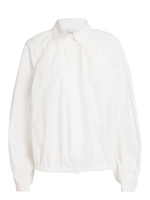 Patou Volume Bubble Blouse - White