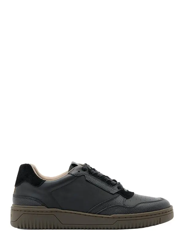 ALLSAINTS Leather Regan Sneakers - Black