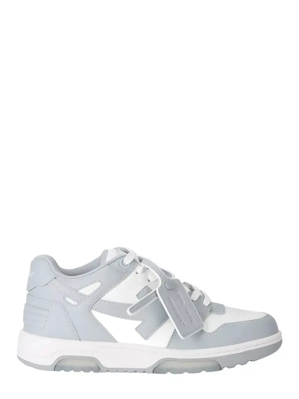 Off-White Leather Out Of Office Sneakers - Grey