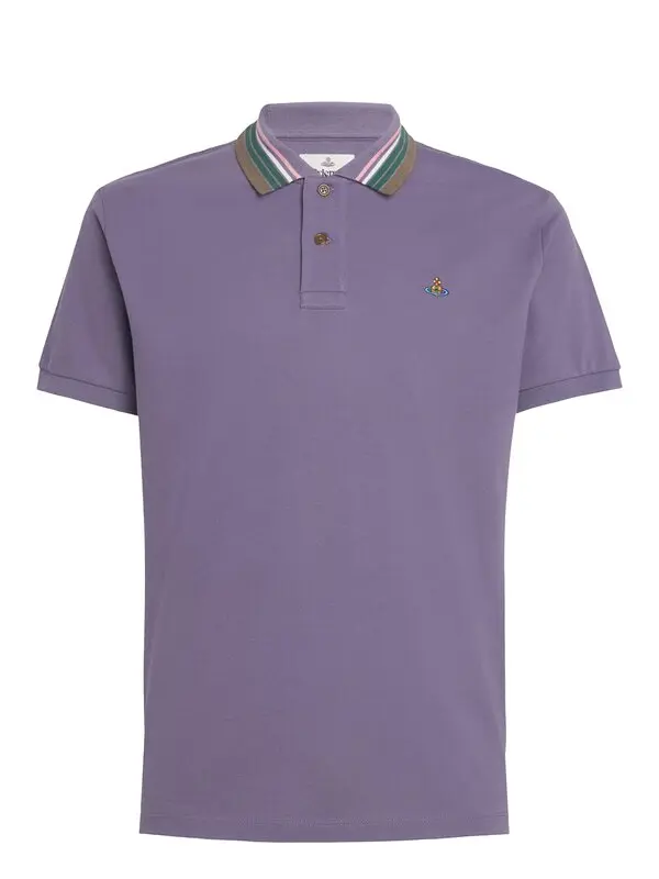 VIVIENNE WESTWOOD Cotton Orb Polo Shirt - Pink