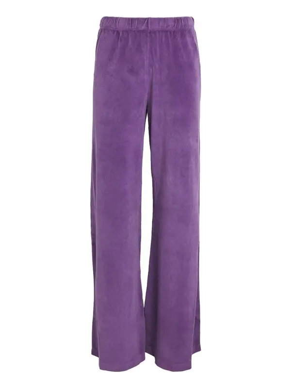Suzie Kondi Cotton-blend Zephyra Sweatpants - Purple