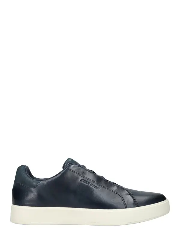 Cole Haan Leather Grandprø Luxe Slip-on Sneakers - Blue