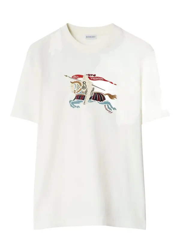Burberry Cotton Ekd T-shirt - White