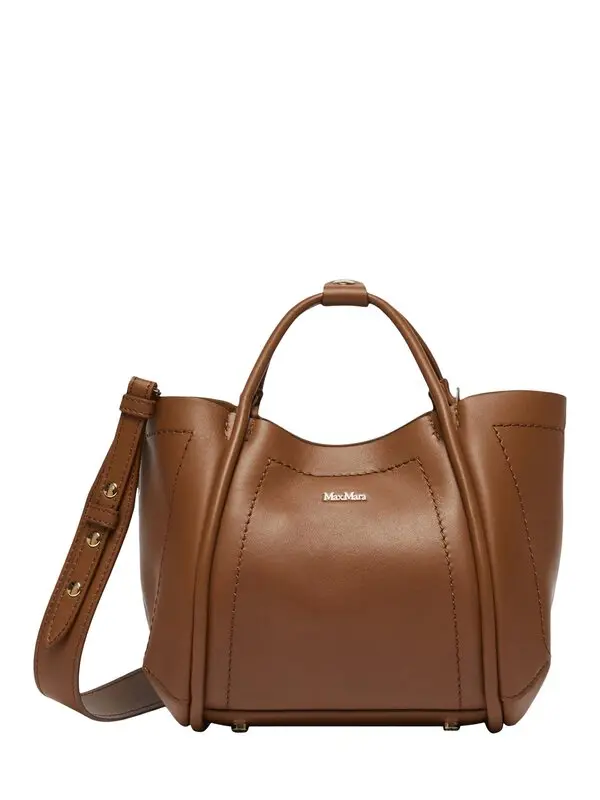Max Mara Leather Top-handle Bag - Brown