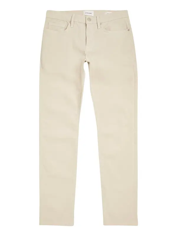 FRAME Slim Fit Jeans - Beige