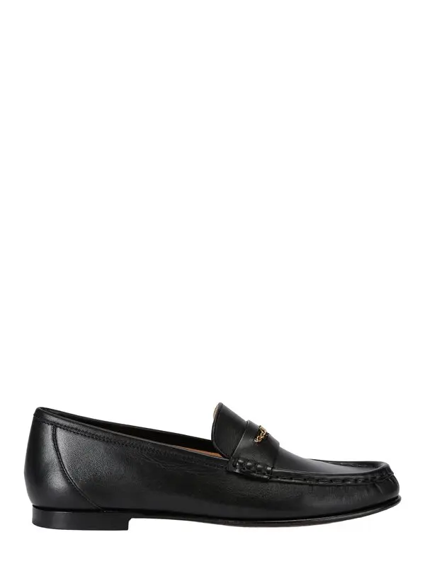 Chloé Calfskin Loafers - Black