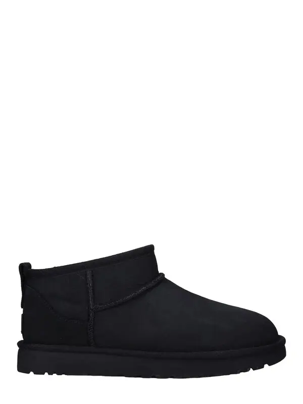 UGG Suede Ultra Mini Boots - Black