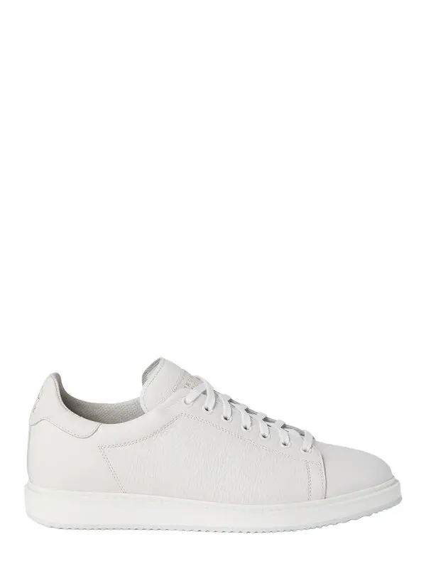Brunello Cucinelli Calfskin Low-top Sneakers - White