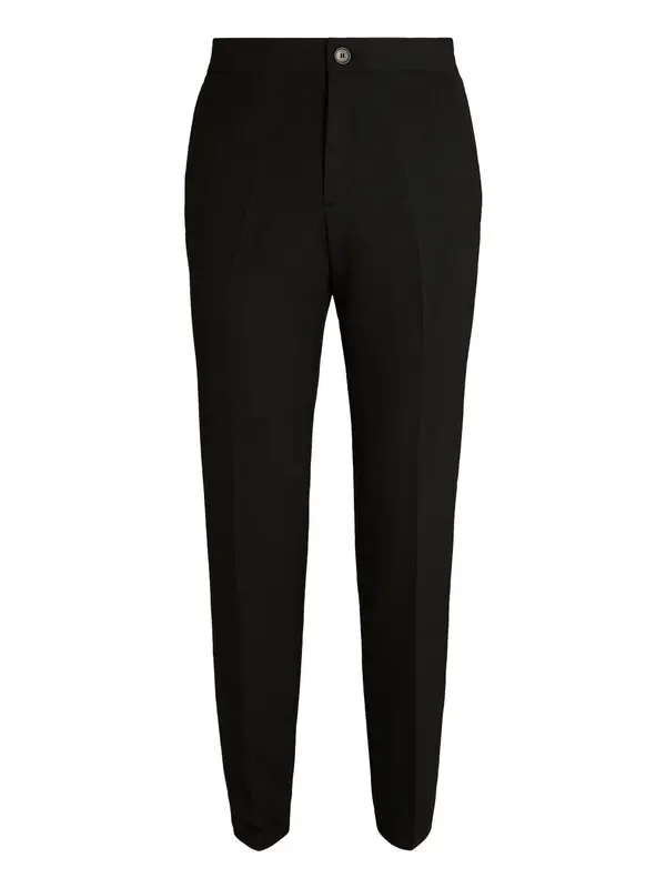 Sandro Stretch Jersey Trousers - Black