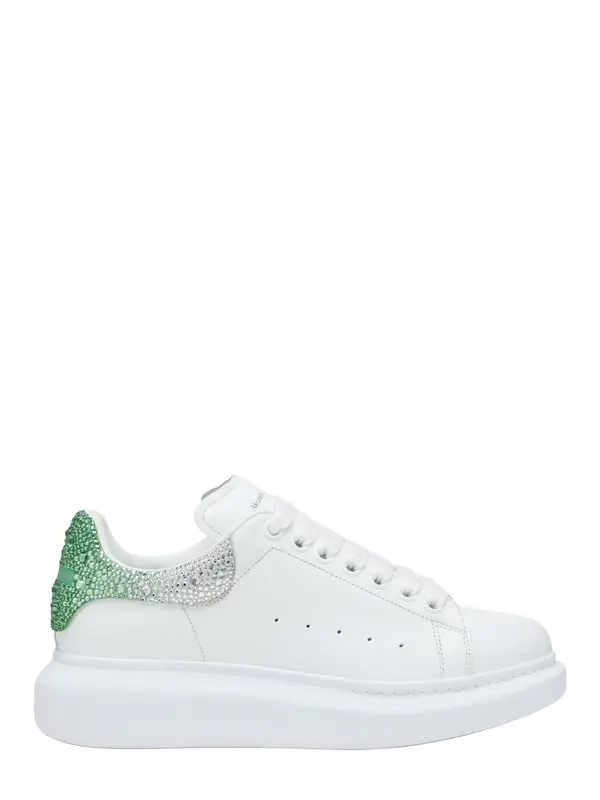 Alexander McQueen Leather Oversized Sneakers - White
