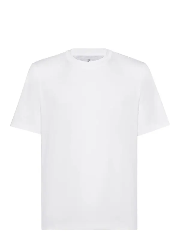 Brunello Cucinelli Cotton Crew-neck T-shirt - White