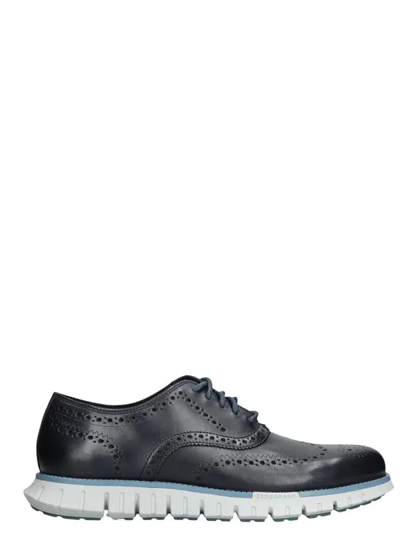 Cole Haan Stitchlite Zerøgrand Remastered Oxford Shoes - Blue