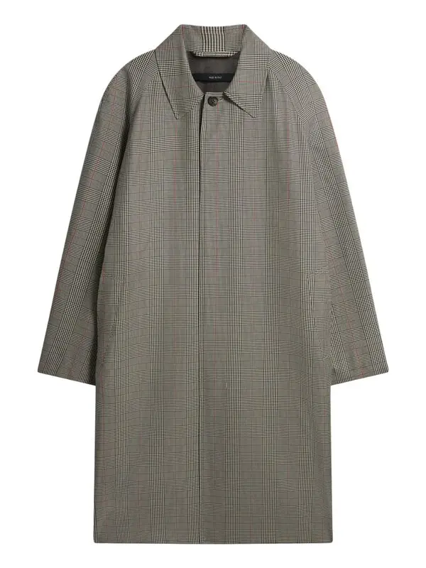 Dunhill Cotton-silk Raglan Sleeve Overcoat - Grey