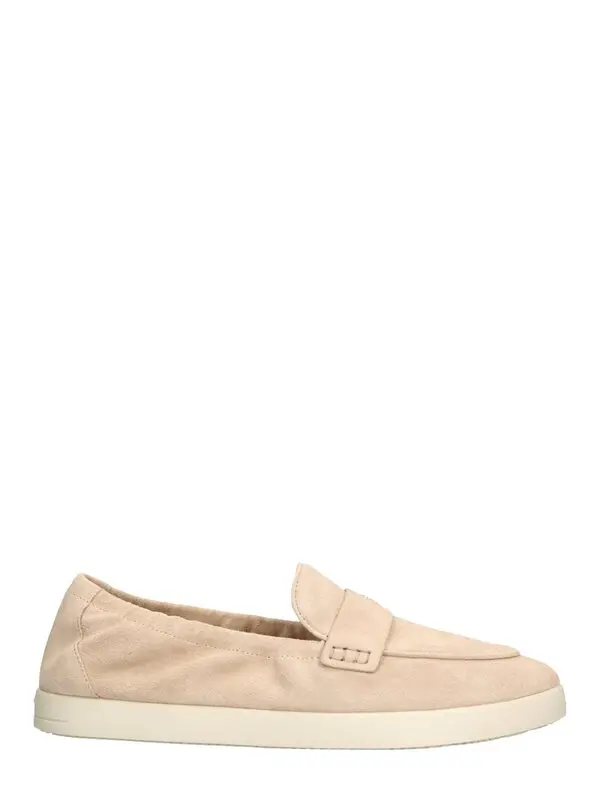 Tory Burch Suede Ballet Loafers - Beige